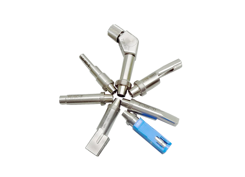 Special long-reach, 60 angled PC APC adaptor tips